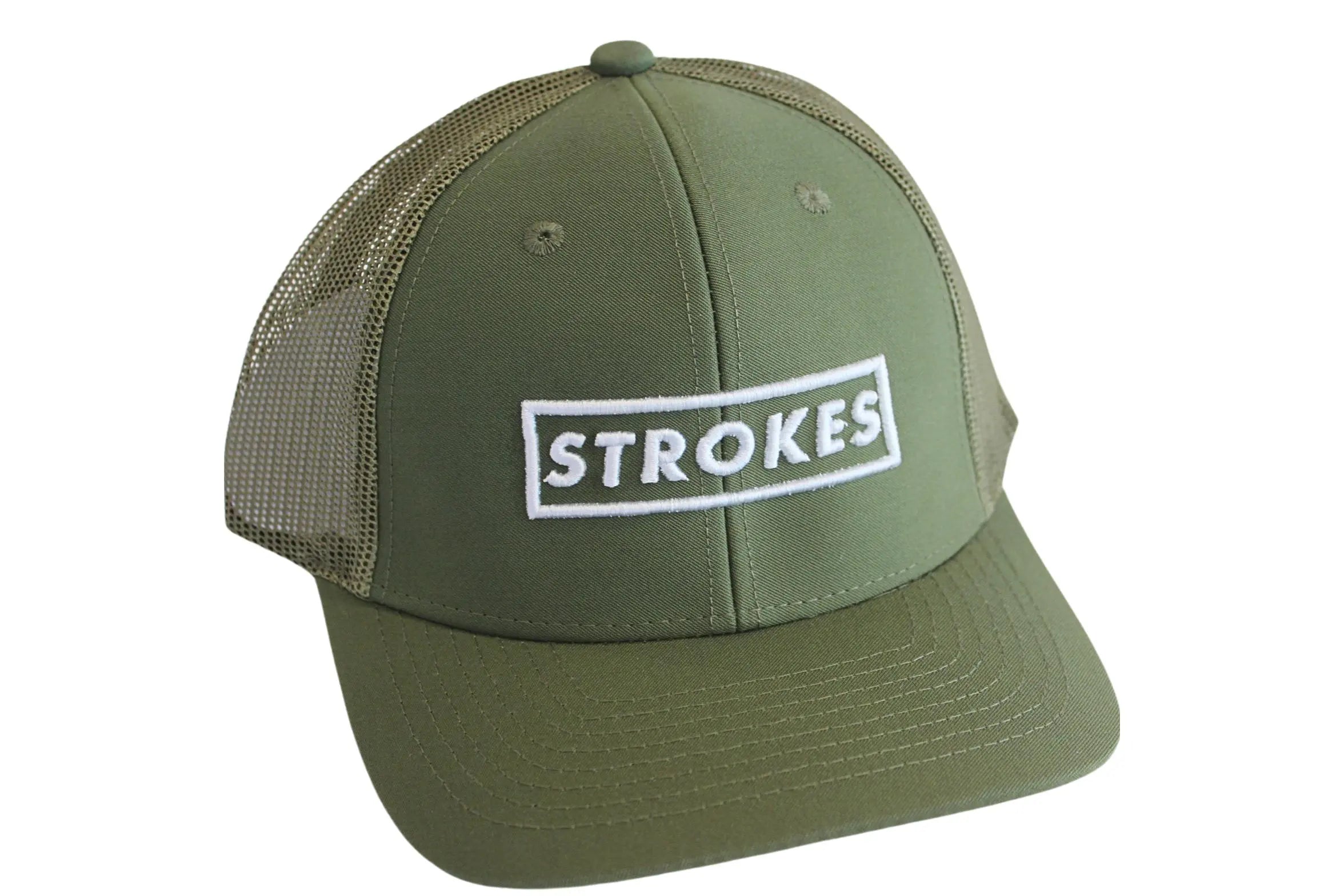 Strokes Golf Trucker Cap - regular fit with adjustable back – Marsden ...